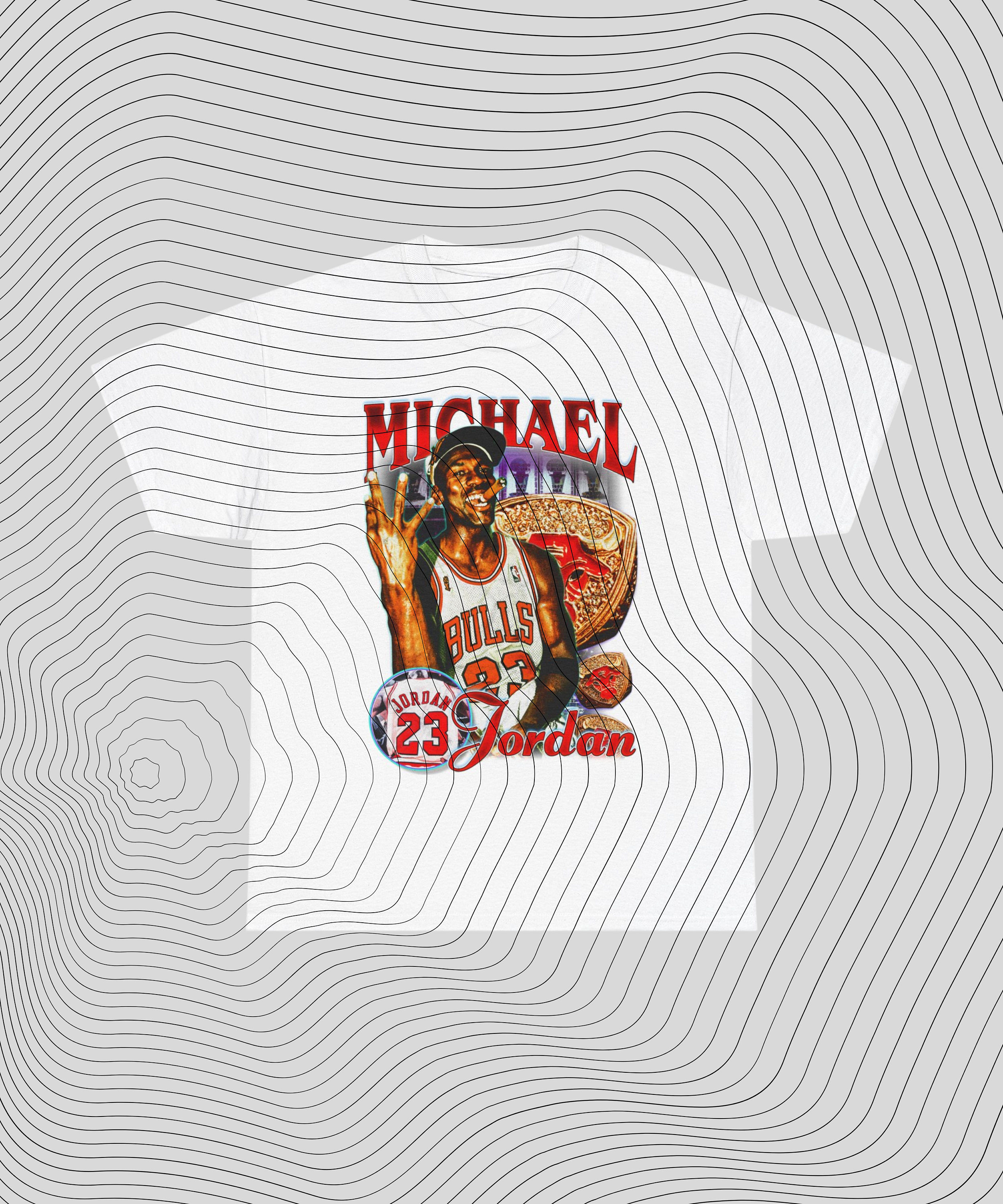 Michael Jordan Basketball T-shirt Design PNG Printable 300 DPI, 90s Hip ...