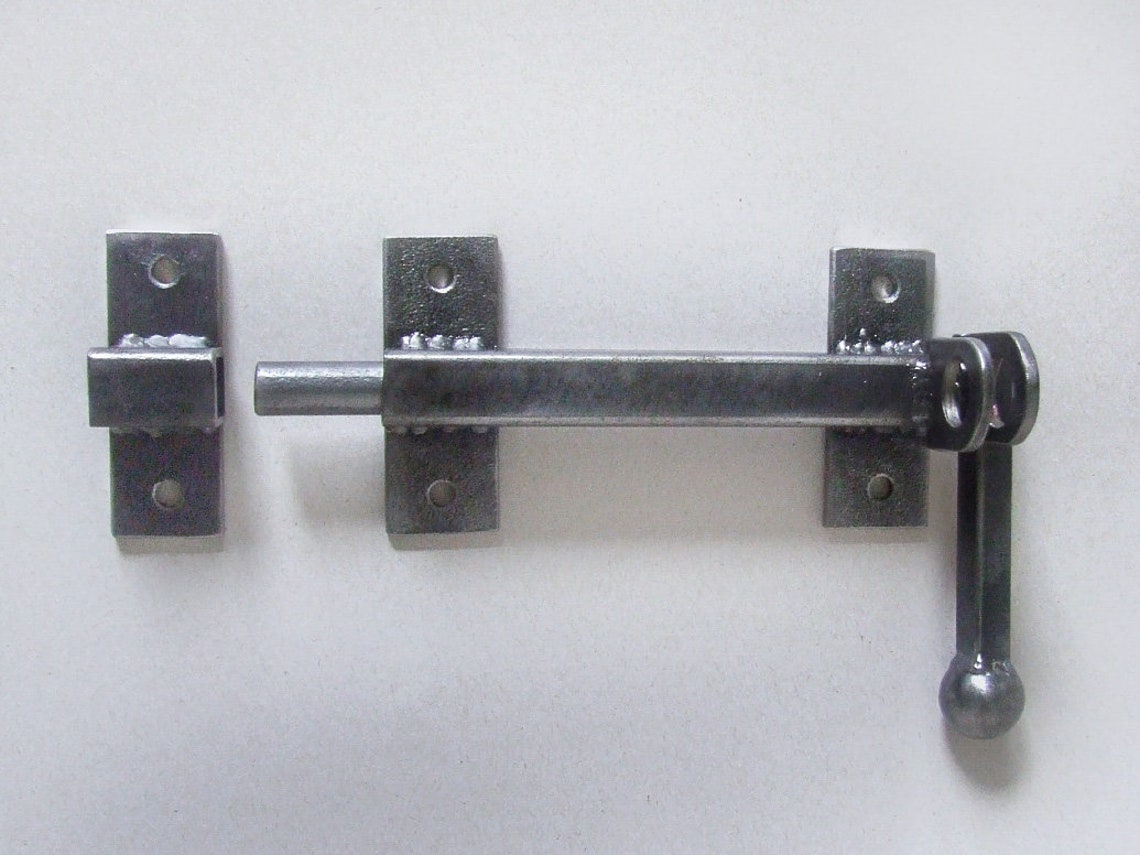 Industrial Handcrafted Barn Door Latch for Craft Supplies Rustic Steel ...