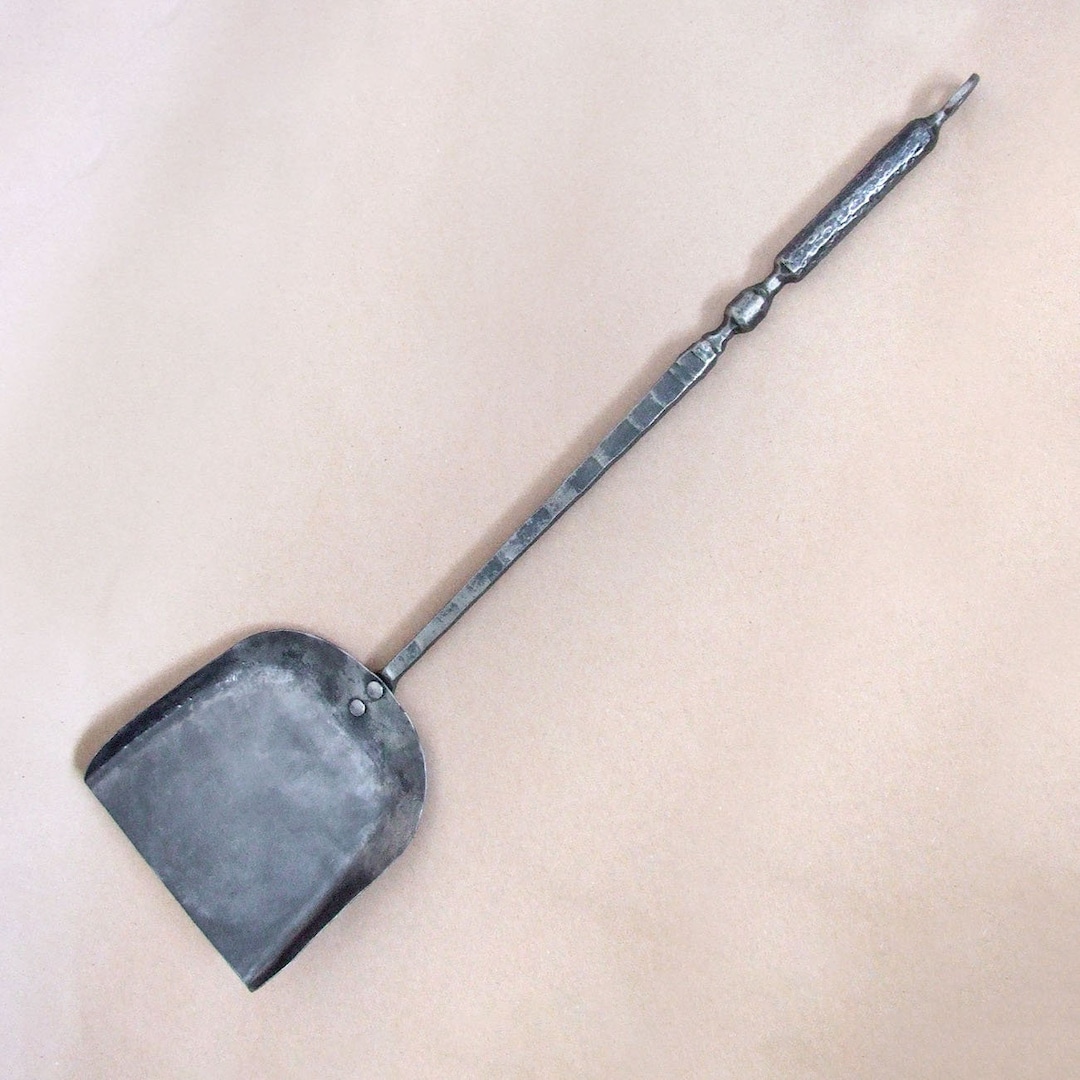 Blacksmith Made Metal Fire Shovel Home Outdoor Hand Forged Wrought ...