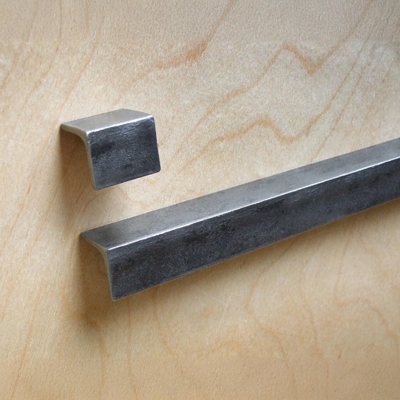 Minimalistic Industrial Drawer Pulls Knobs Handles Simple Rustic Modern ...