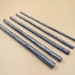 Hand Forged 1 Meter Long Textured Steel Round Bar Hammered Metal Rod ...