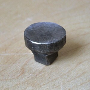 Hand Forged Small Rustic Drawer Knobs Pulls Handles Farmhouse Rustic ...