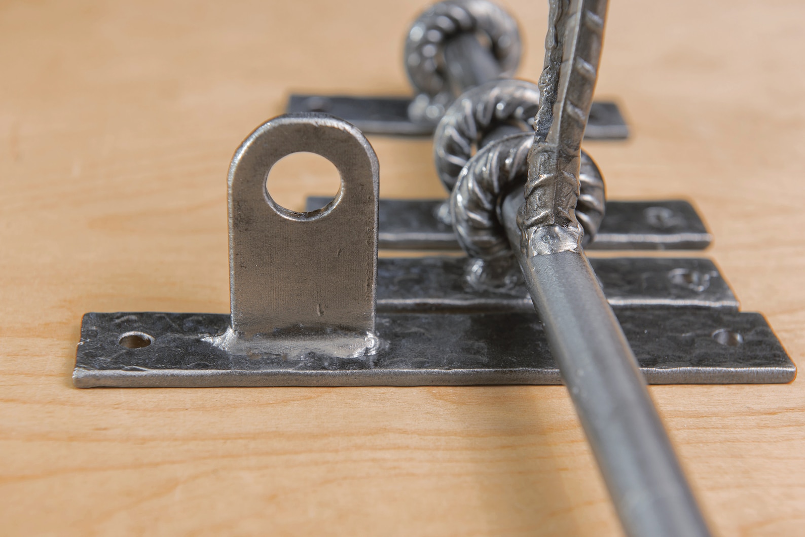 Industrial Barn Door Latch for Craft Supplies Rustic Steel Iron Rebar ...