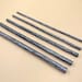 Hand Forged 1 Meter Long Textured Steel Round Bar Hammered Metal Rod ...