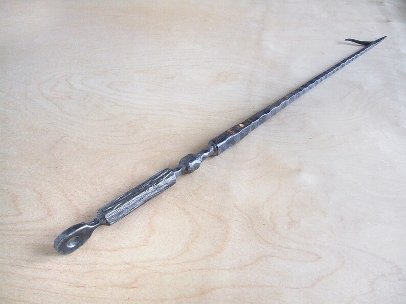 Blacksmith Made Hand Forged Fire Poker for Home Wrought Sword Hook ...