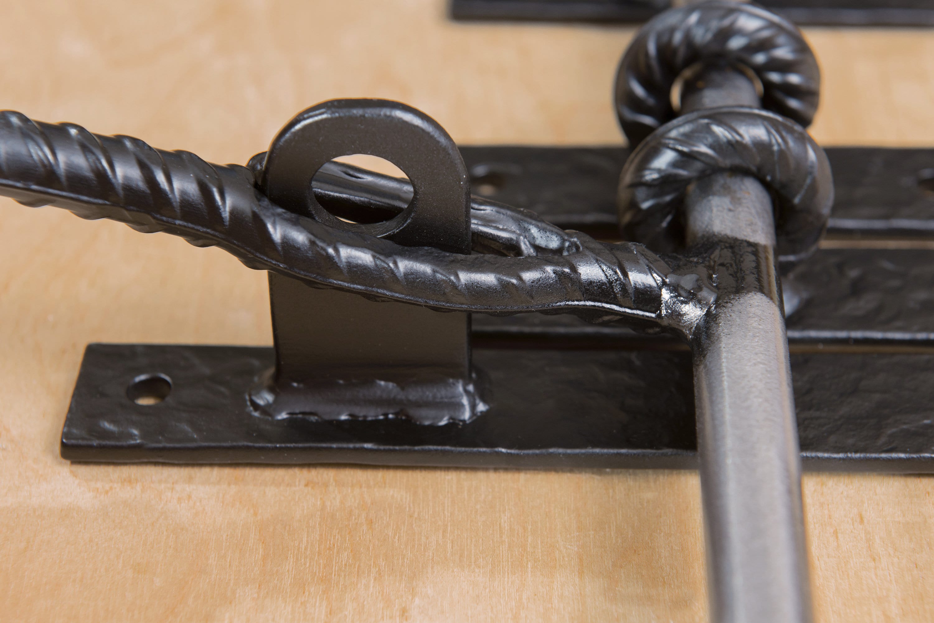 Industrial Barn Door Latch for Craft Supplies Rustic Steel Iron Rebar ...