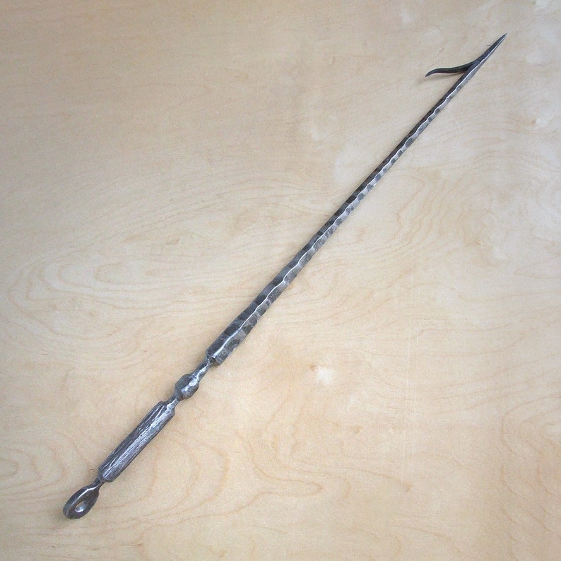 Blacksmith Made Hand Forged Fire Poker for Home Wrought Sword Hook ...