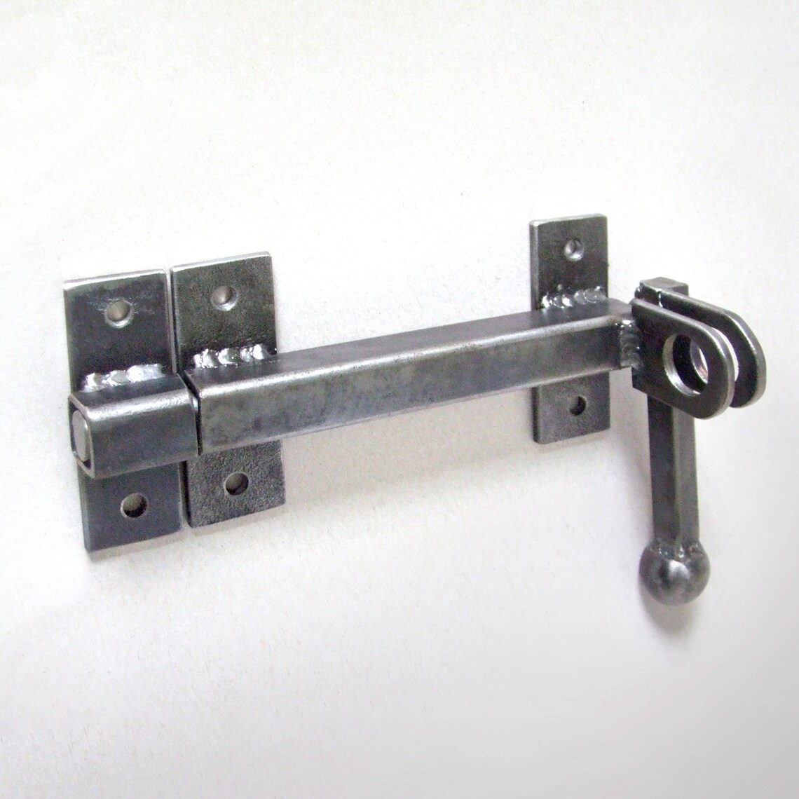 Industrial Handcrafted Barn Door Latch for Craft Supplies Rustic Steel ...