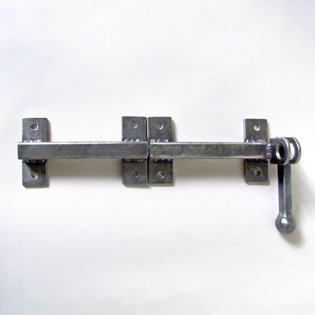 Industrial Handcrafted Double Barn Door Latch for Craft Supplies Rustic ...