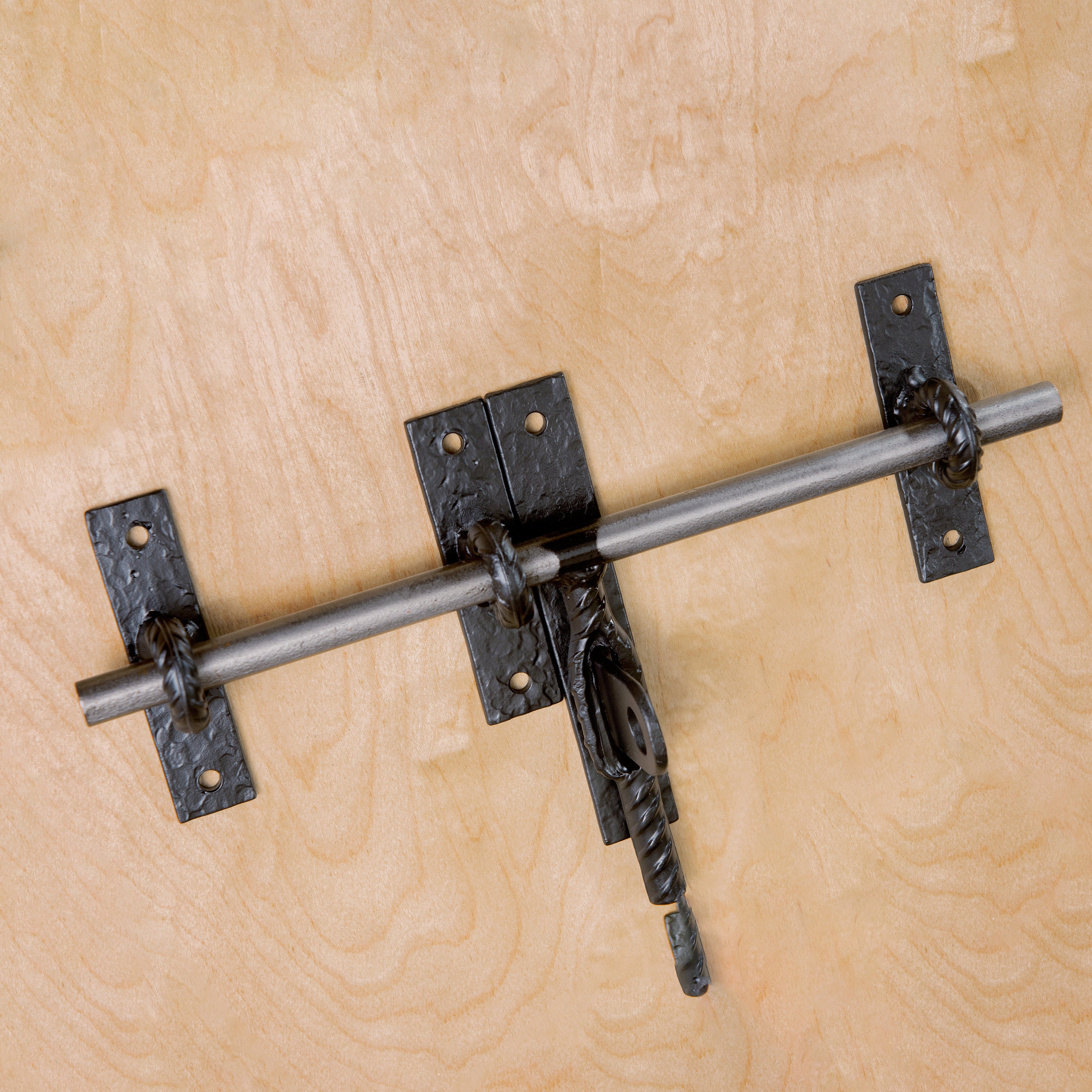 Industrial Barn Door Latch for Craft Supplies Rustic Steel Iron Rebar ...