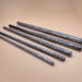 Hand Forged 1 Meter Long Textured Steel Round Bar Hammered Metal Rod ...