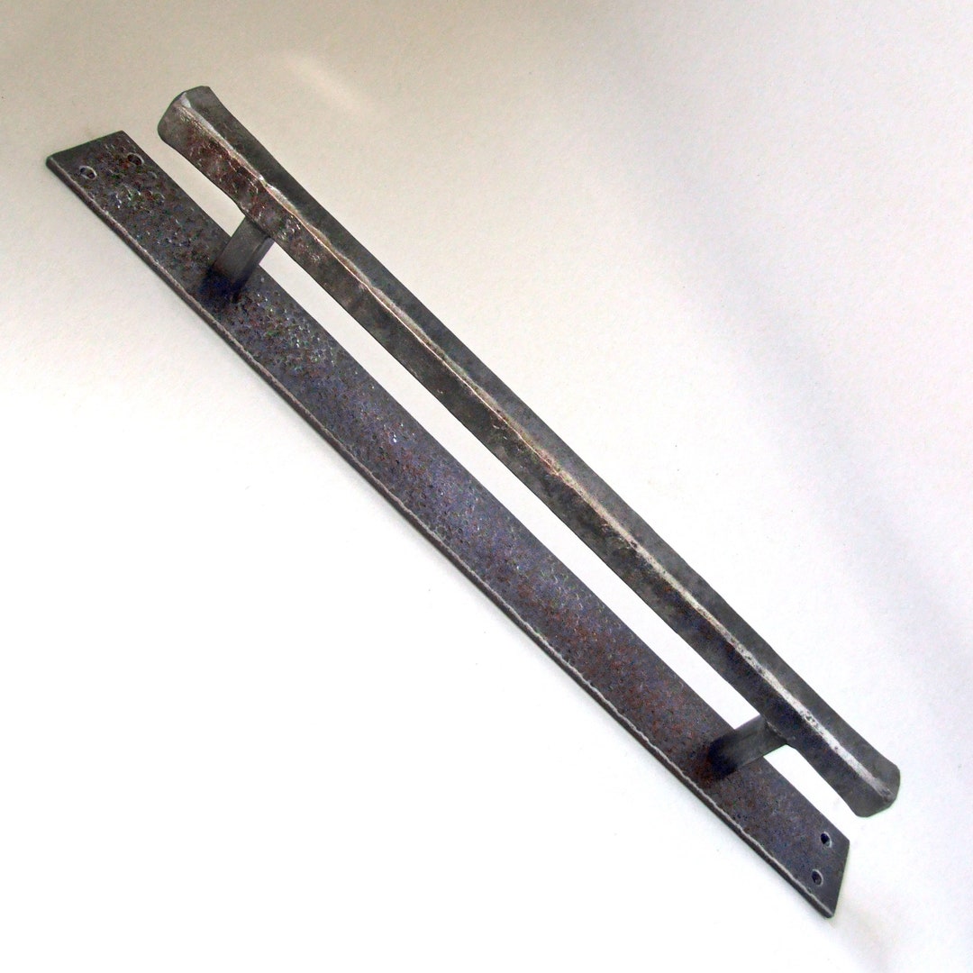 Hand Forged Rustic Door Pulls Farmhouse Barn Handles Blacksmith Made ...