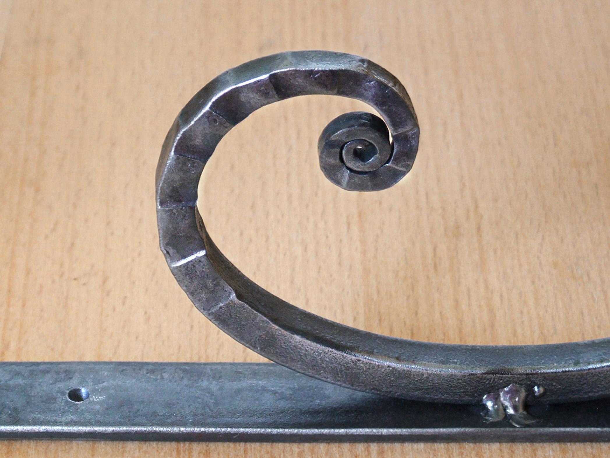 Hand Forged Shelf Brackets Blacksmith Made Classy Elegant Mantle ...