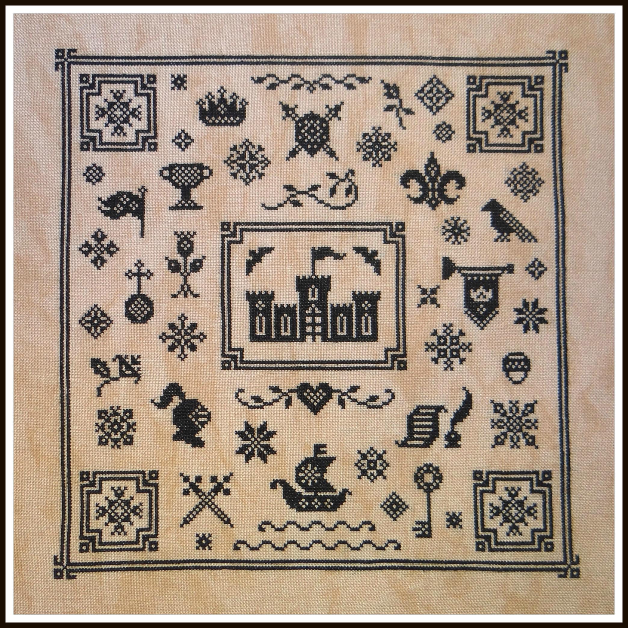 Royal Sampler, Sampler Cross Stitch Pattern PDF Download - Etsy