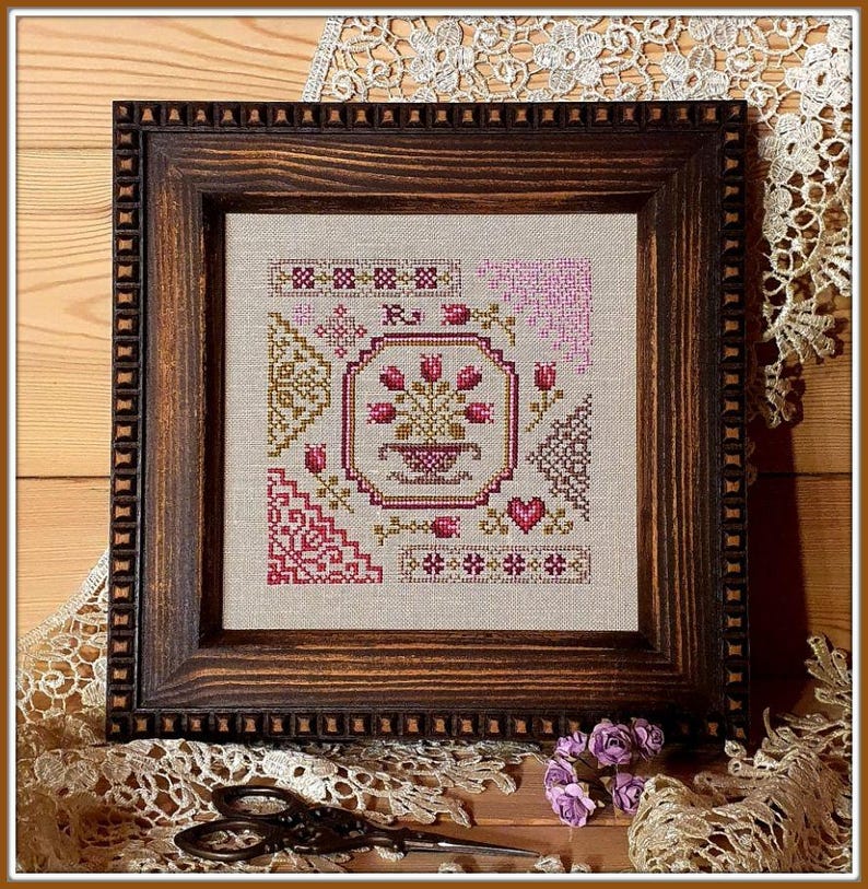 My Rose, Sampler Cross Stitch Pattern PDF Download - Etsy