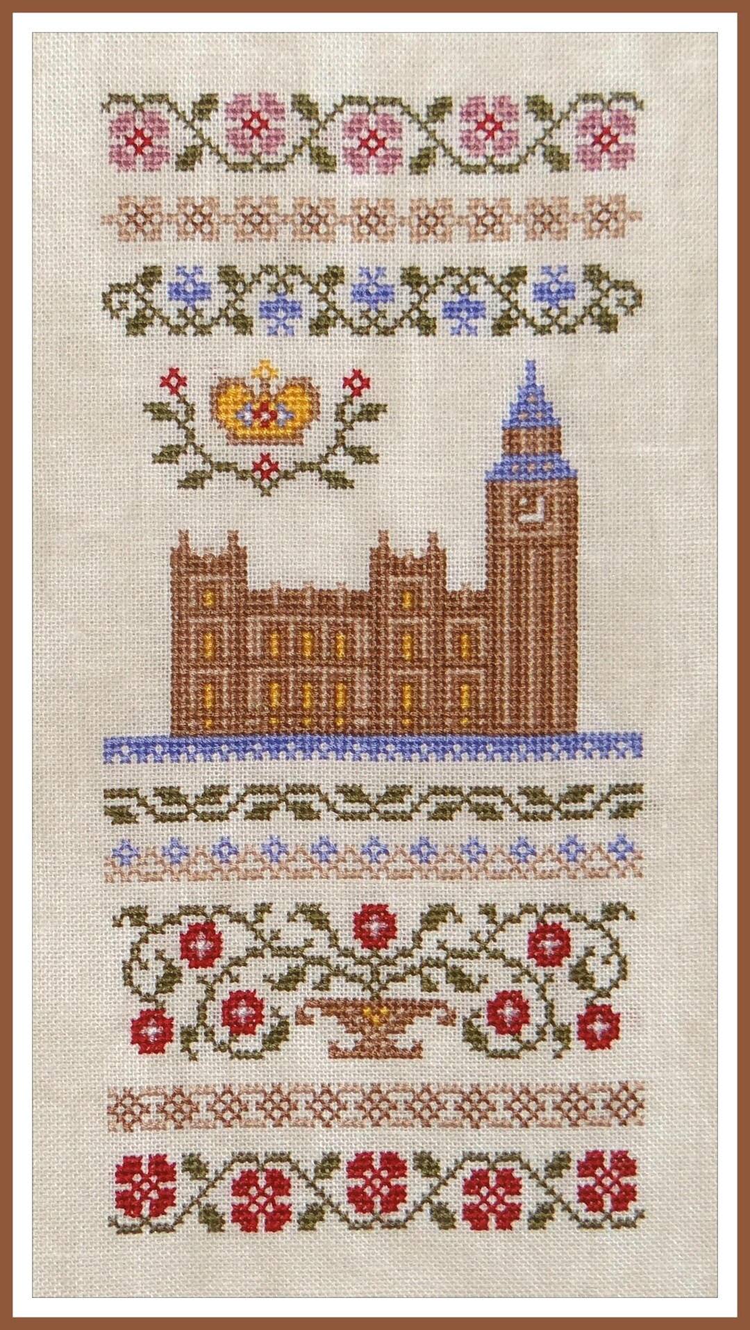 Britain, Sampler Cross Stitch Pattern PDF Download - Etsy