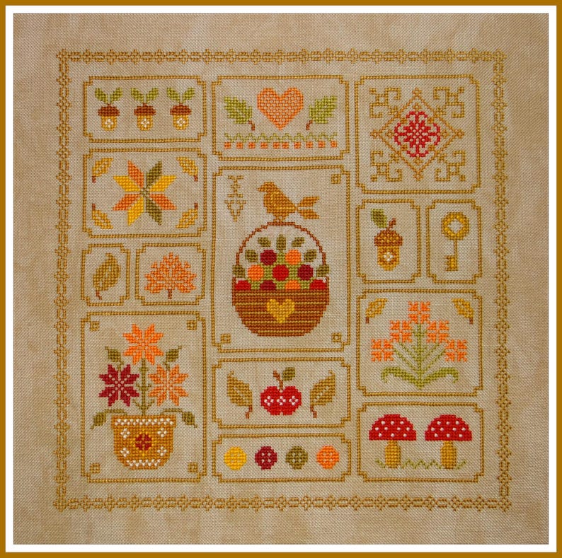 Autumn, Cross Stitch Pattern PDF Download - Etsy