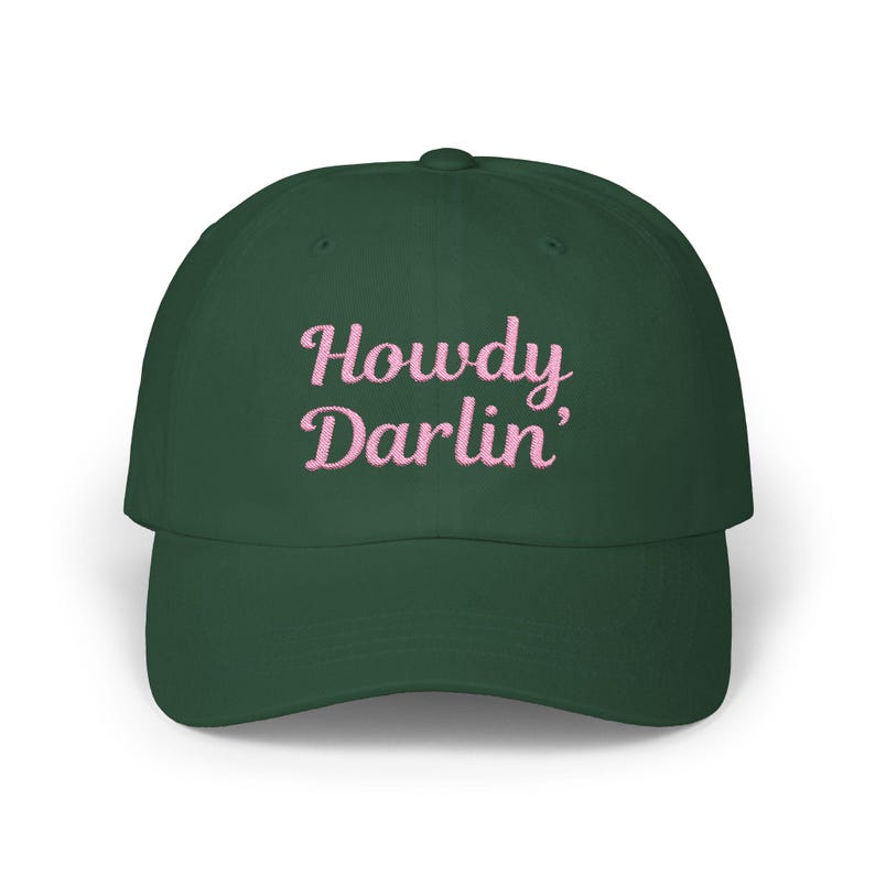 Embroidered Howdy Darlin' Dad Cap, Vintage Baseball Hat, Classic Ball ...
