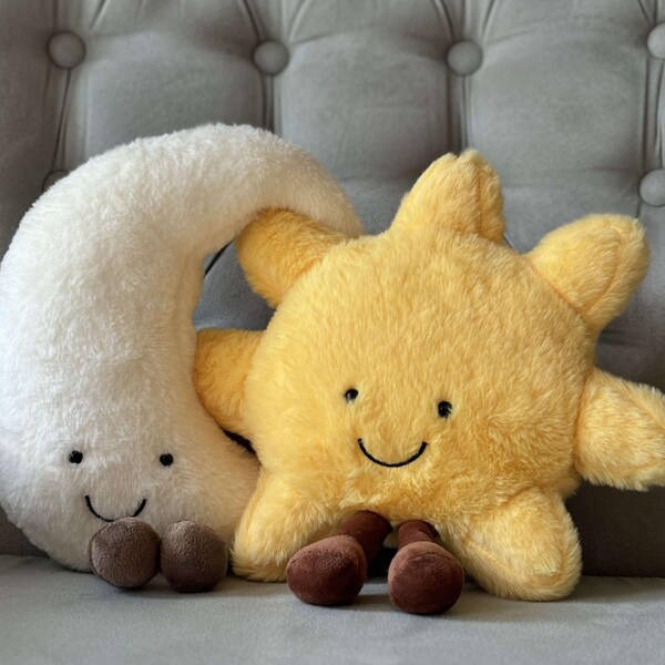 Sun and Moon Plushies - Etsy
