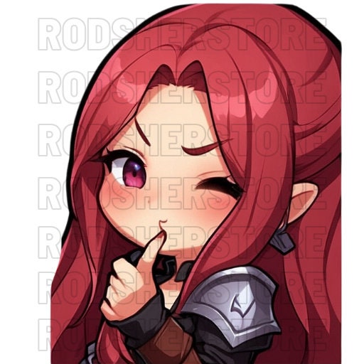 League of Legends Katarina, Emotes. Stickers Anime Style Twitch ...