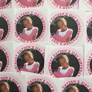 CUSTOM Stickers— 21st Birthday, Graduation, Gameday Stickers— High ...