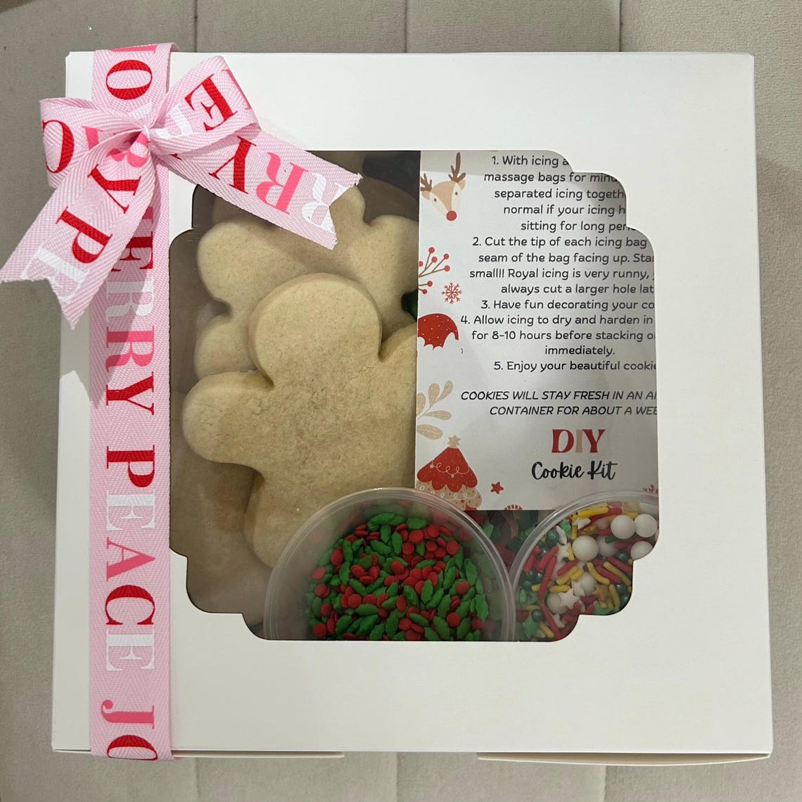 Holiday DIY Cookie Boxes - Etsy