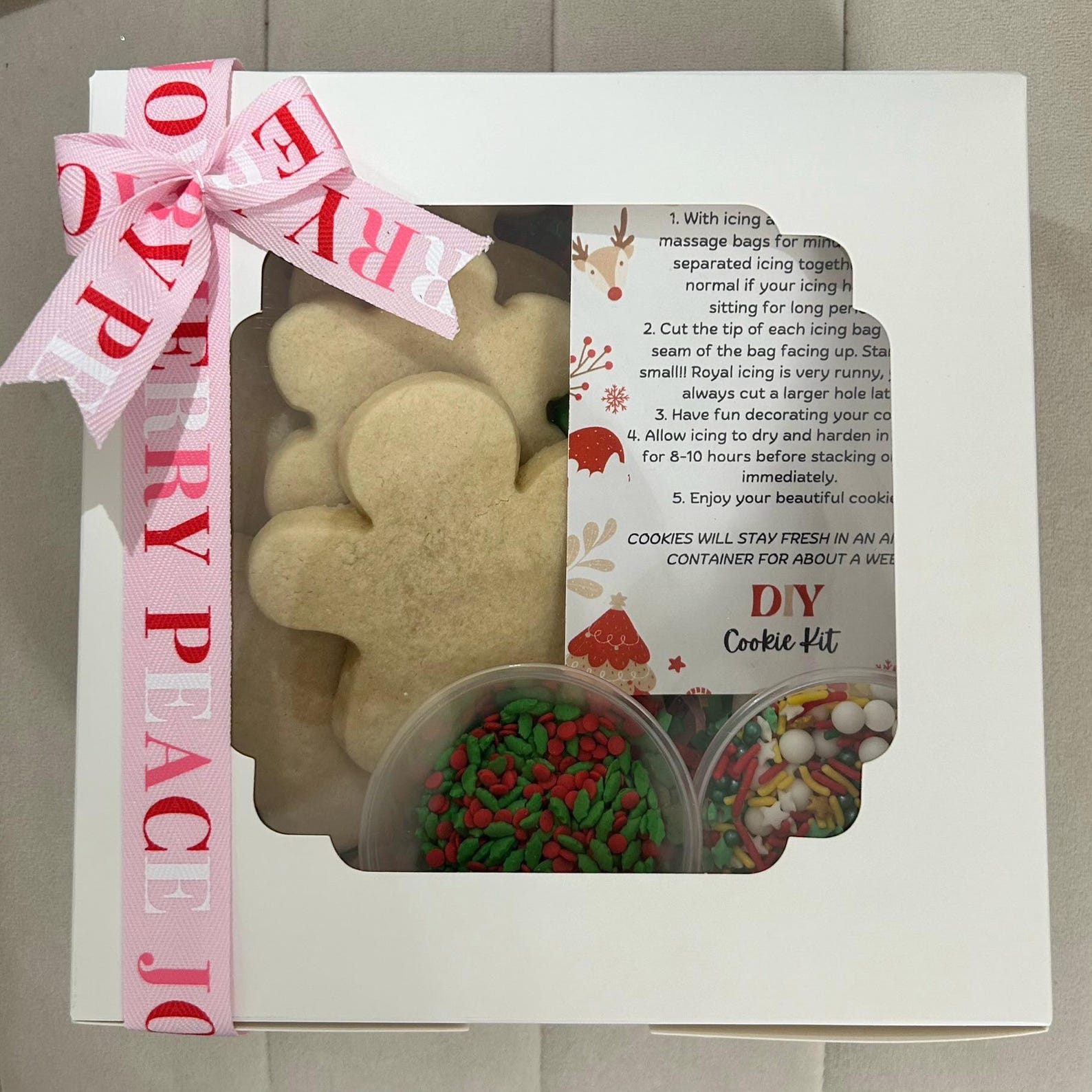 Holiday DIY Cookie Boxes - Etsy