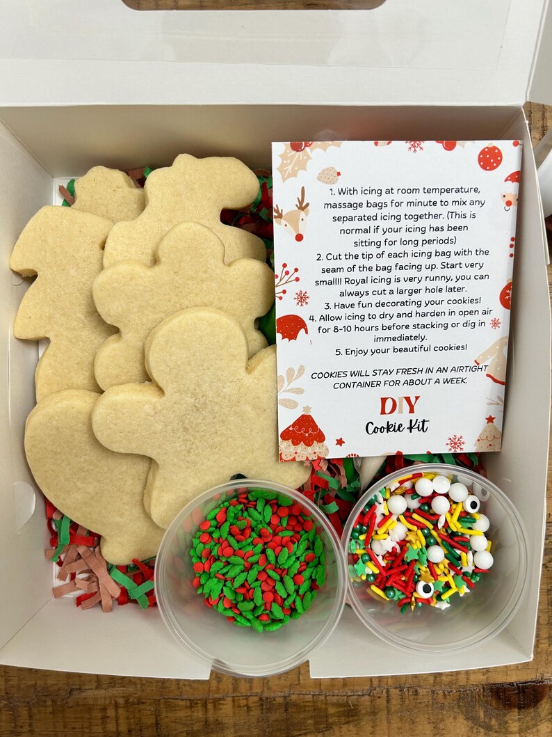 Holiday DIY Cookie Boxes - Etsy