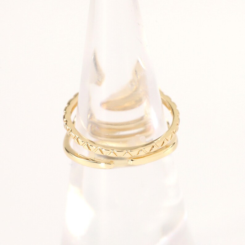 Custom Zenitsu Agatsuma Inspired Double Ring Anime Manga 2 Piece ...