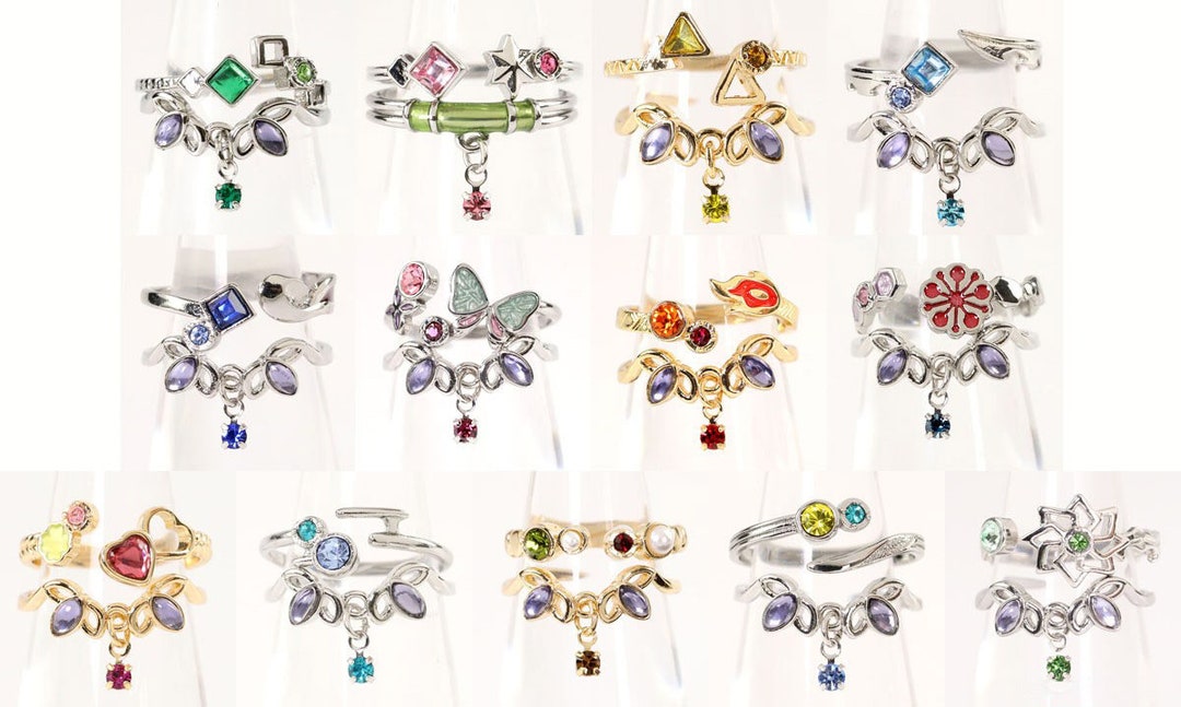 Custom Double Ring Anime Manga Hashira 2 Piece Jewelry - Etsy