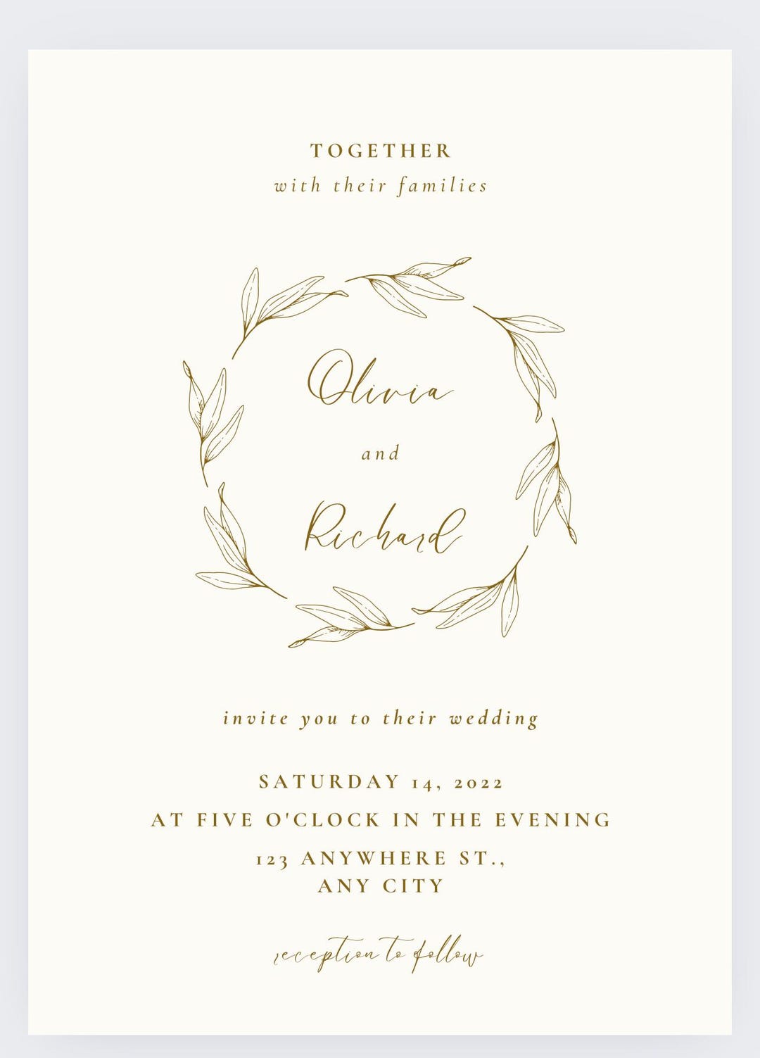 Wedding Invitation Card - Etsy
