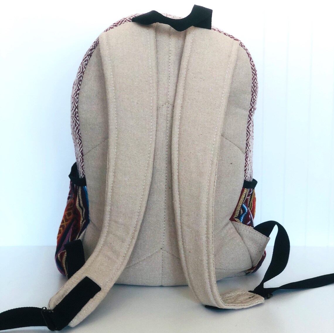 Handmade Hemp Backpack, Eco Friendly Unisex Backpack, Organic Hemp ...