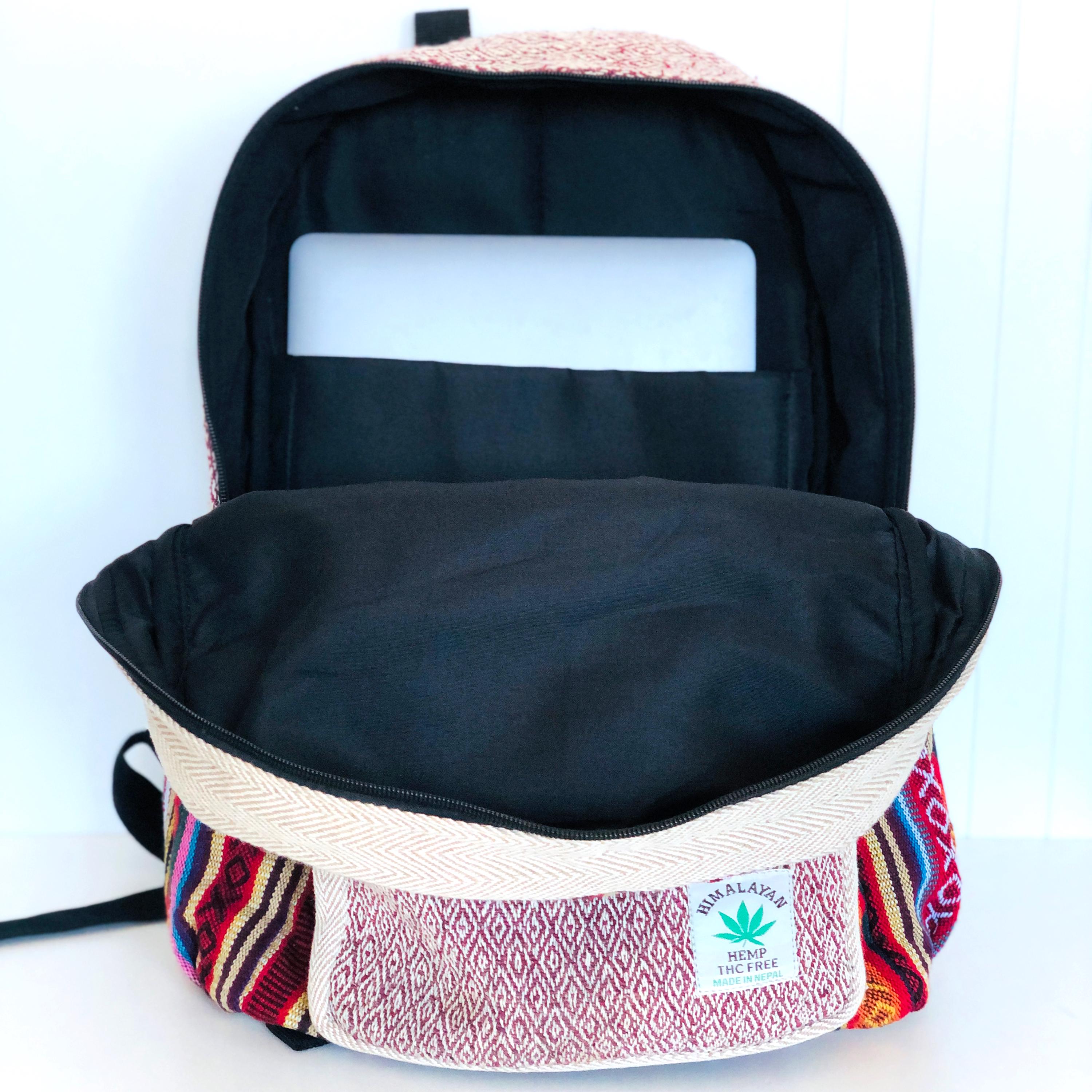 Handmade Hemp Backpack, Eco Friendly Unisex Backpack, Organic Hemp ...