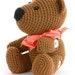 Crochet Madison Teddy Bear Pdf Pattern - Etsy