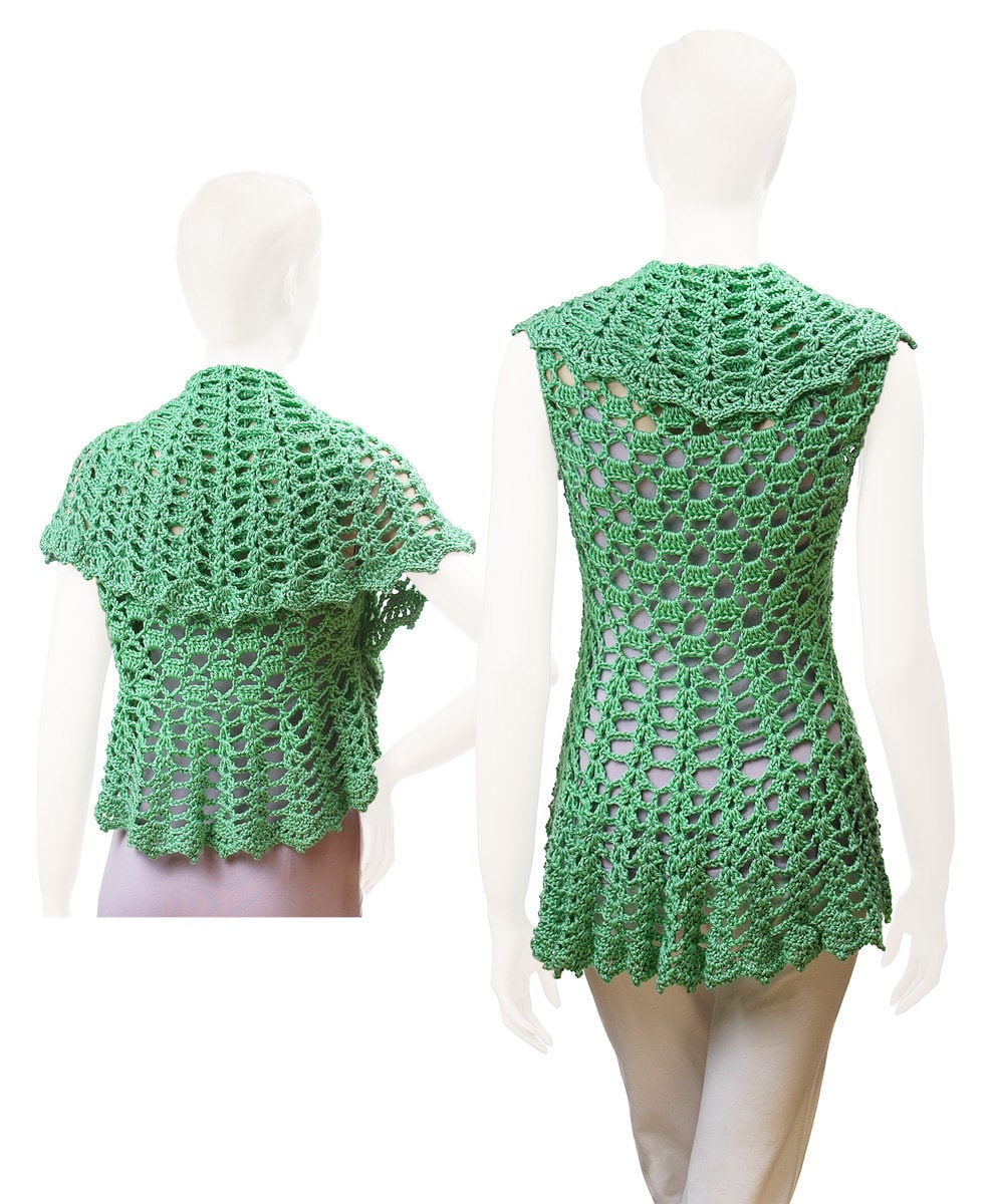 Crochet Uptown Downtown Shrug Pattern Pdf - Etsy Australia