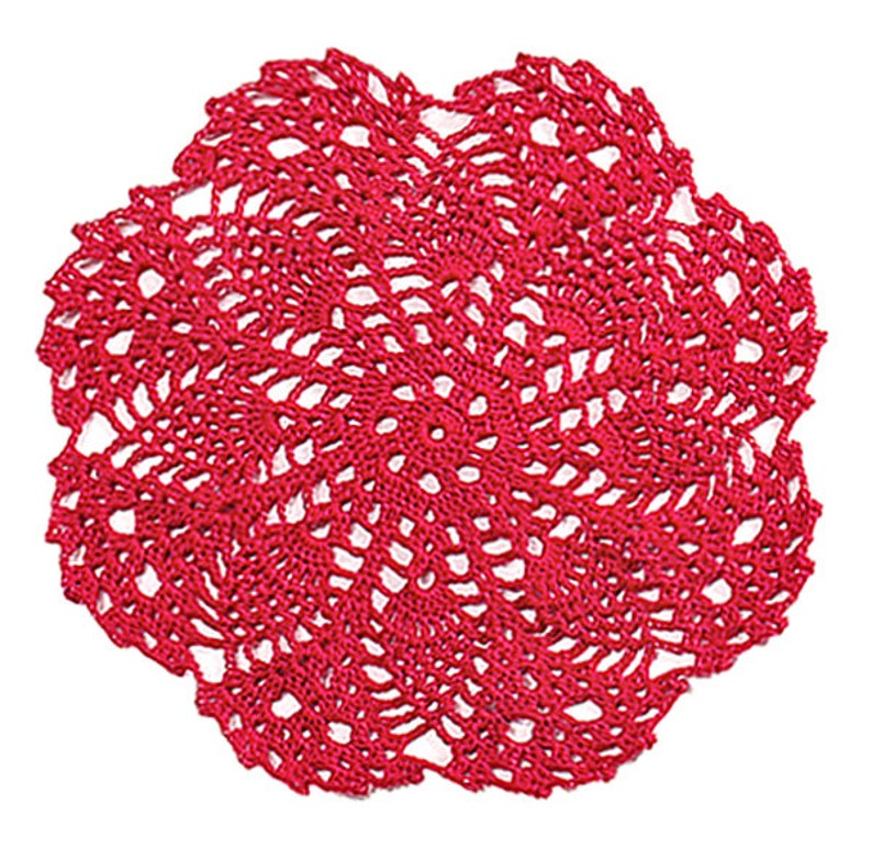 Crochet Classic Doilies in Size 3 Thread Pdf Pattern Download - Etsy