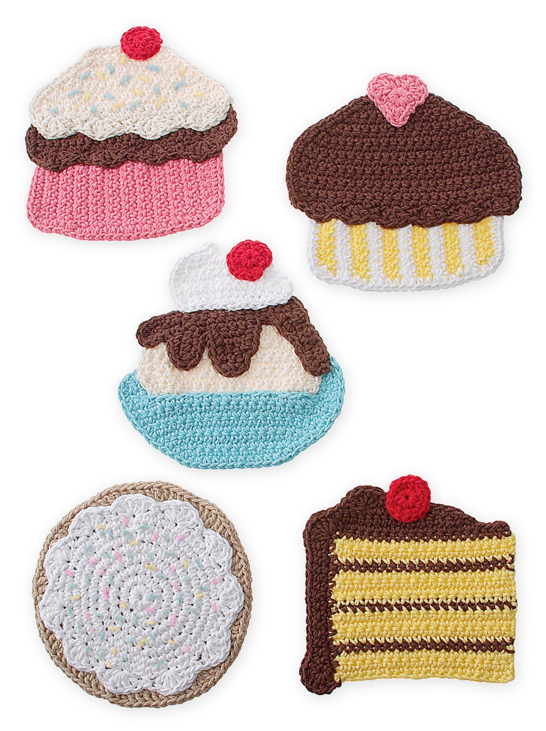 Crochet Sweet Treat Potholders Pattern Pdf - Etsy