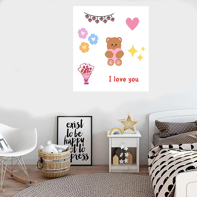 Stickers for Kids Love and Happy - Etsy