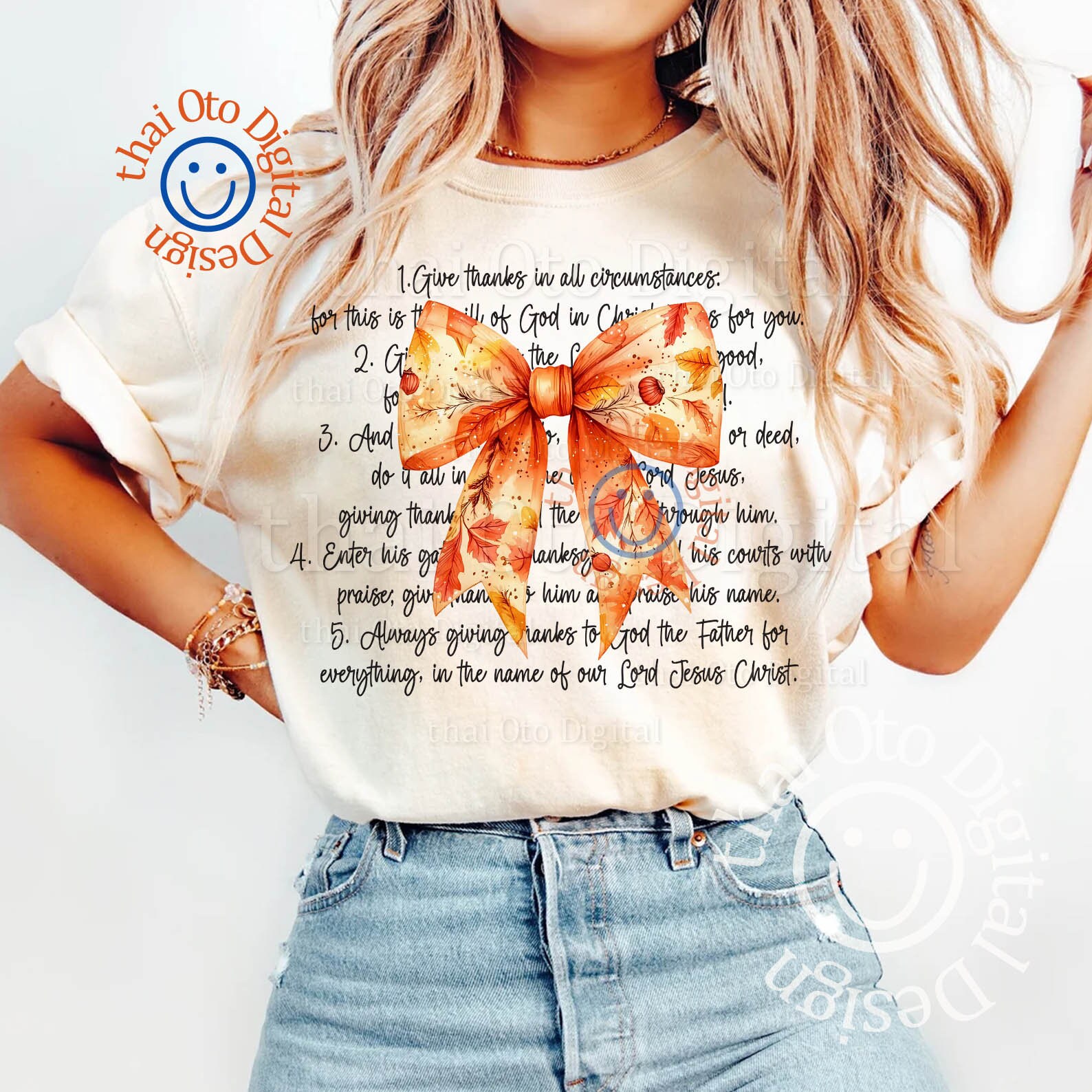 Retro Thankful Bow Png, Thanksgiving Pumpkin, Thanksgiving Bible Verse ...