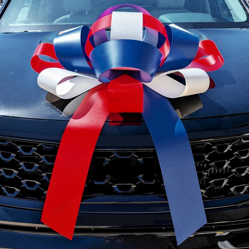Oversized Patriotic Bow - Etsy