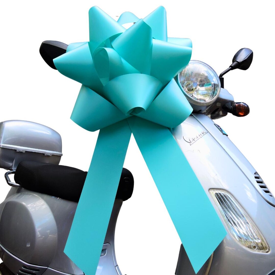 Teal Large Bow for Grand Openings, Events, Cars and Gifts - Suction Cup ...