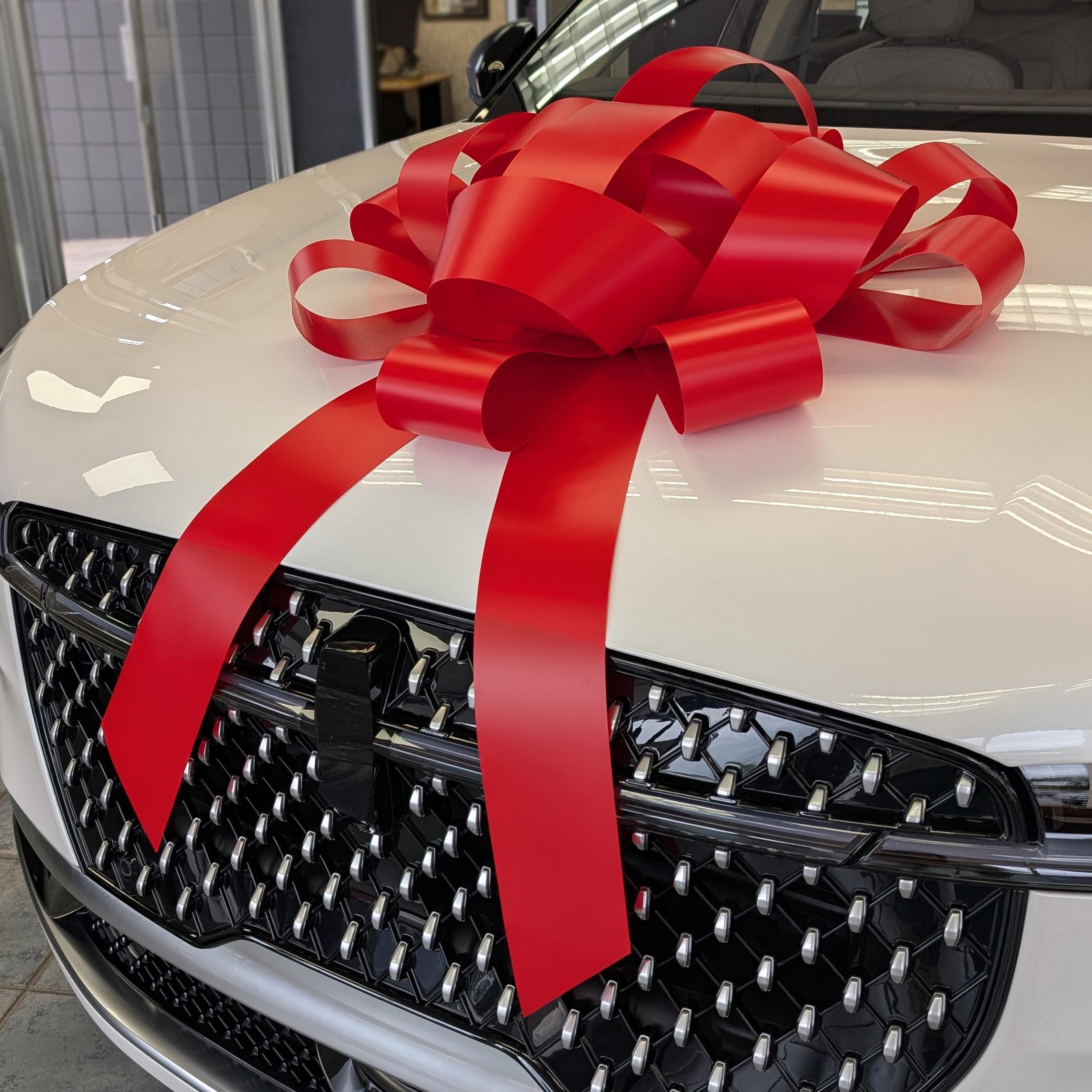 Giant Red Car Bow: 47" Magnetic Gift Bow for Trucks and Cars - Etsy