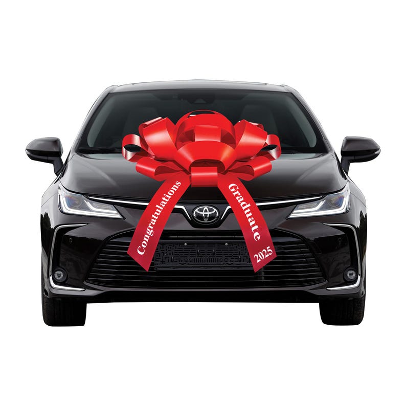Graduation Car Bow – Extra Large Gift Bow for New Car, Congrats Grad ...