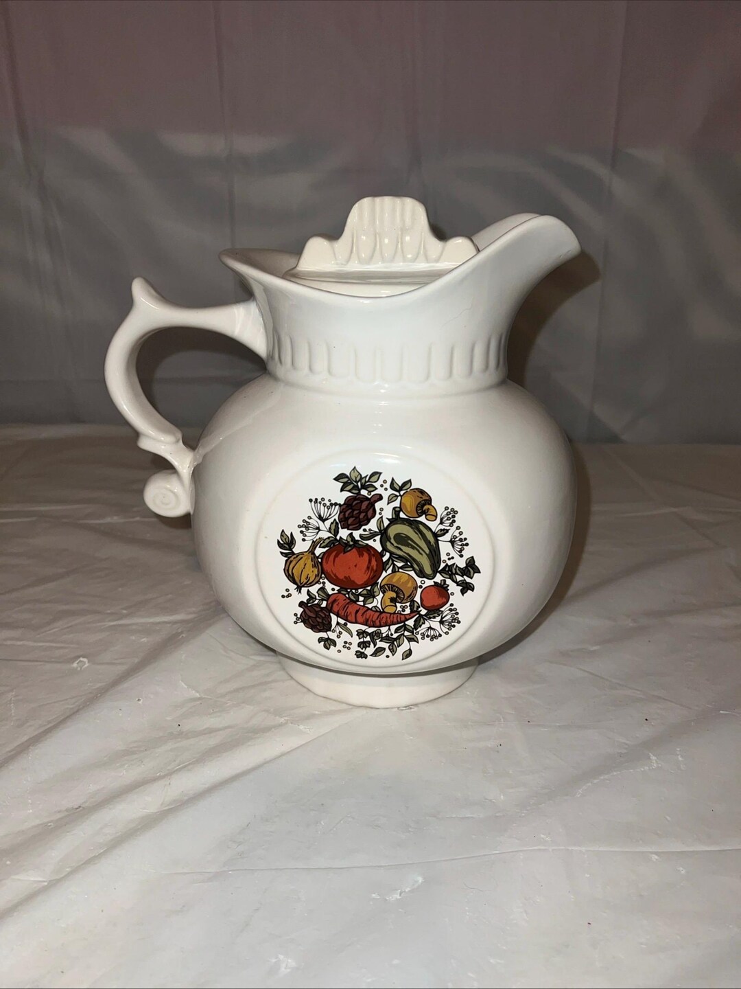 Mccoy Cookie Jar / Pitcher 9.5"h "green Thumb" Pattern 1975 #202 - Etsy