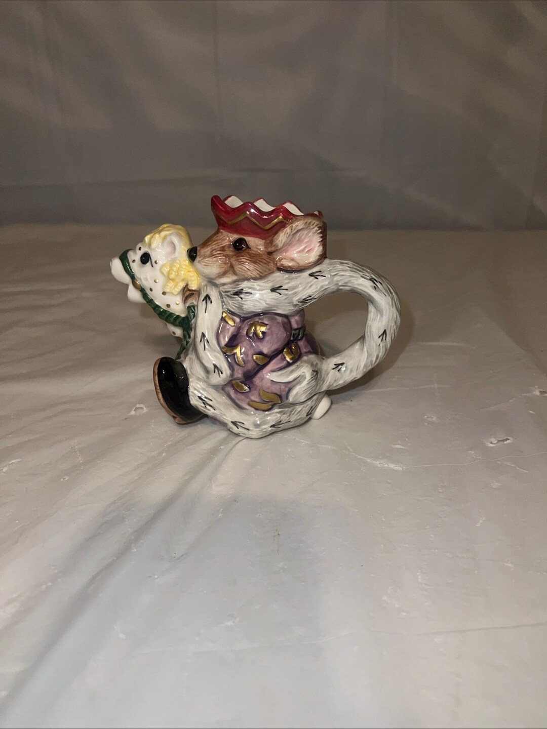 Vtg 1992 Fitz & Floyd Rat King From "the Nutcracker" Hobby Horse ...