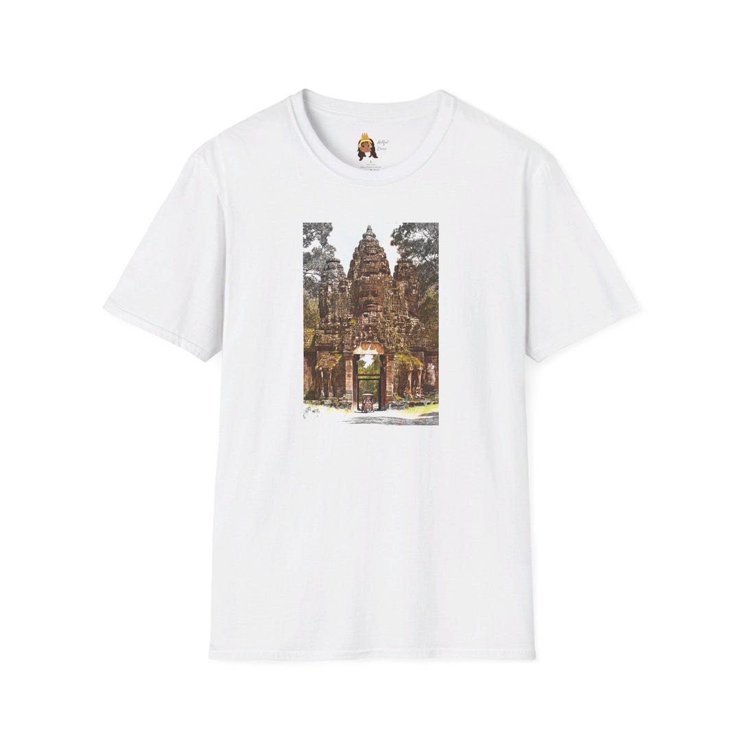 Khmer Shirt, Angkor Thom East Gate Siem Reap, Cambodia, Angkor Wat ...
