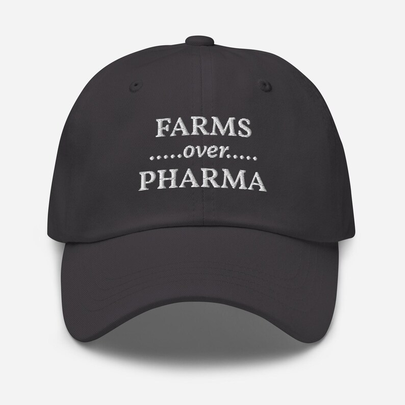 Farms Over Pharma - Embroidered Dad Hat - Etsy