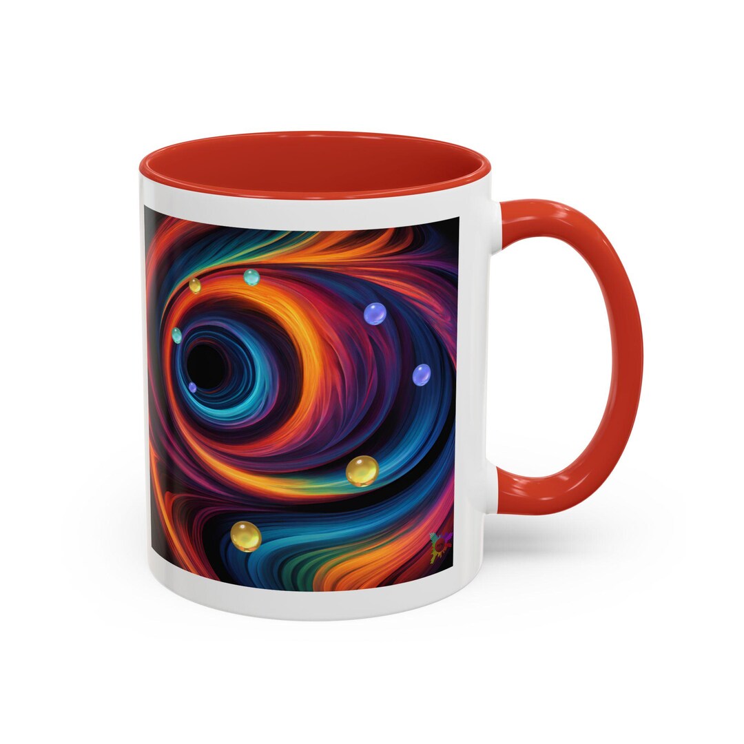 Psychedelic, Swirl, Marble, AI Design Accent Coffee Mug 11, 15oz - Etsy