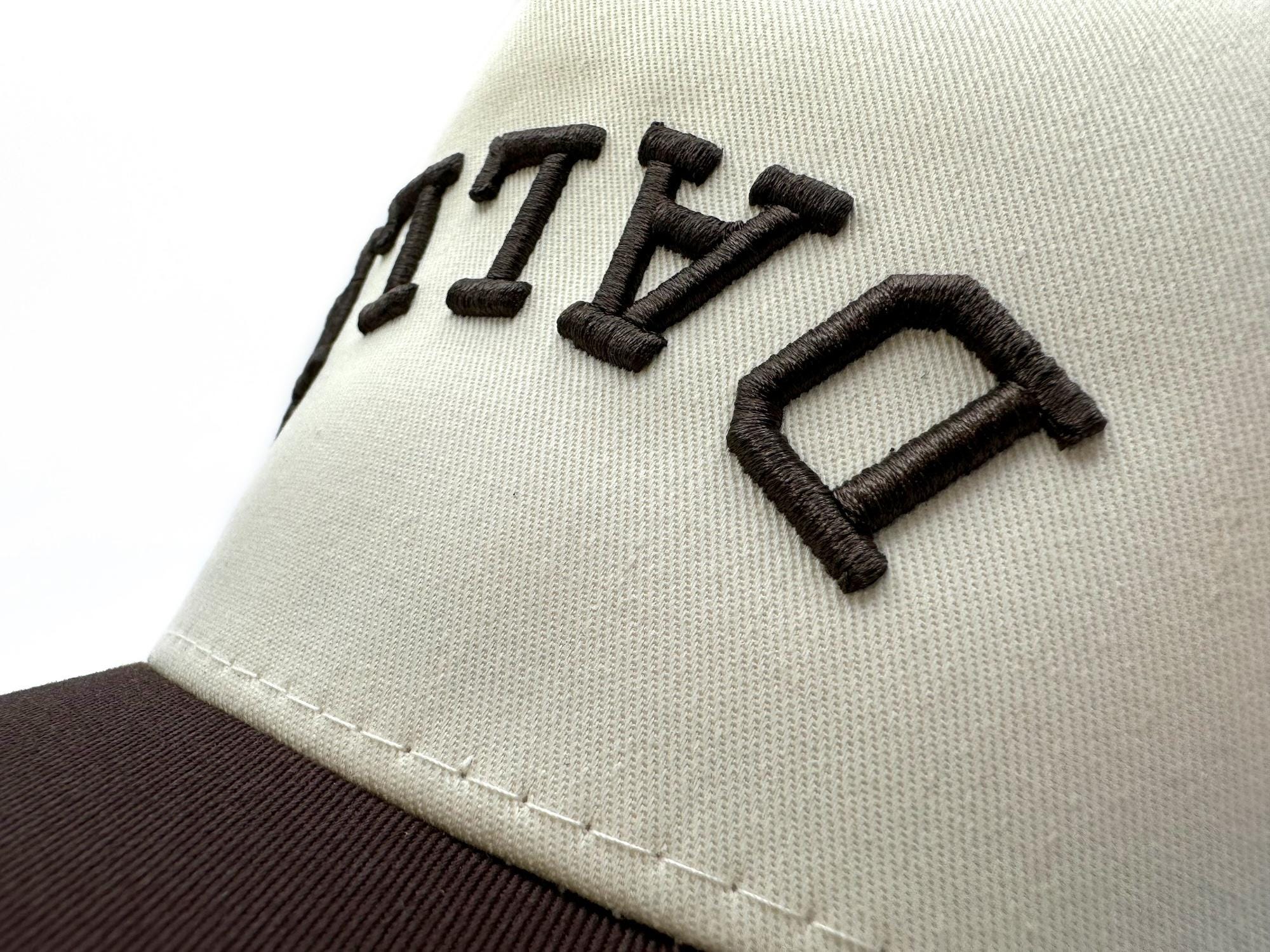 Dallas Upside Down Hat Customize This Hat With Your Own Text Off-white ...