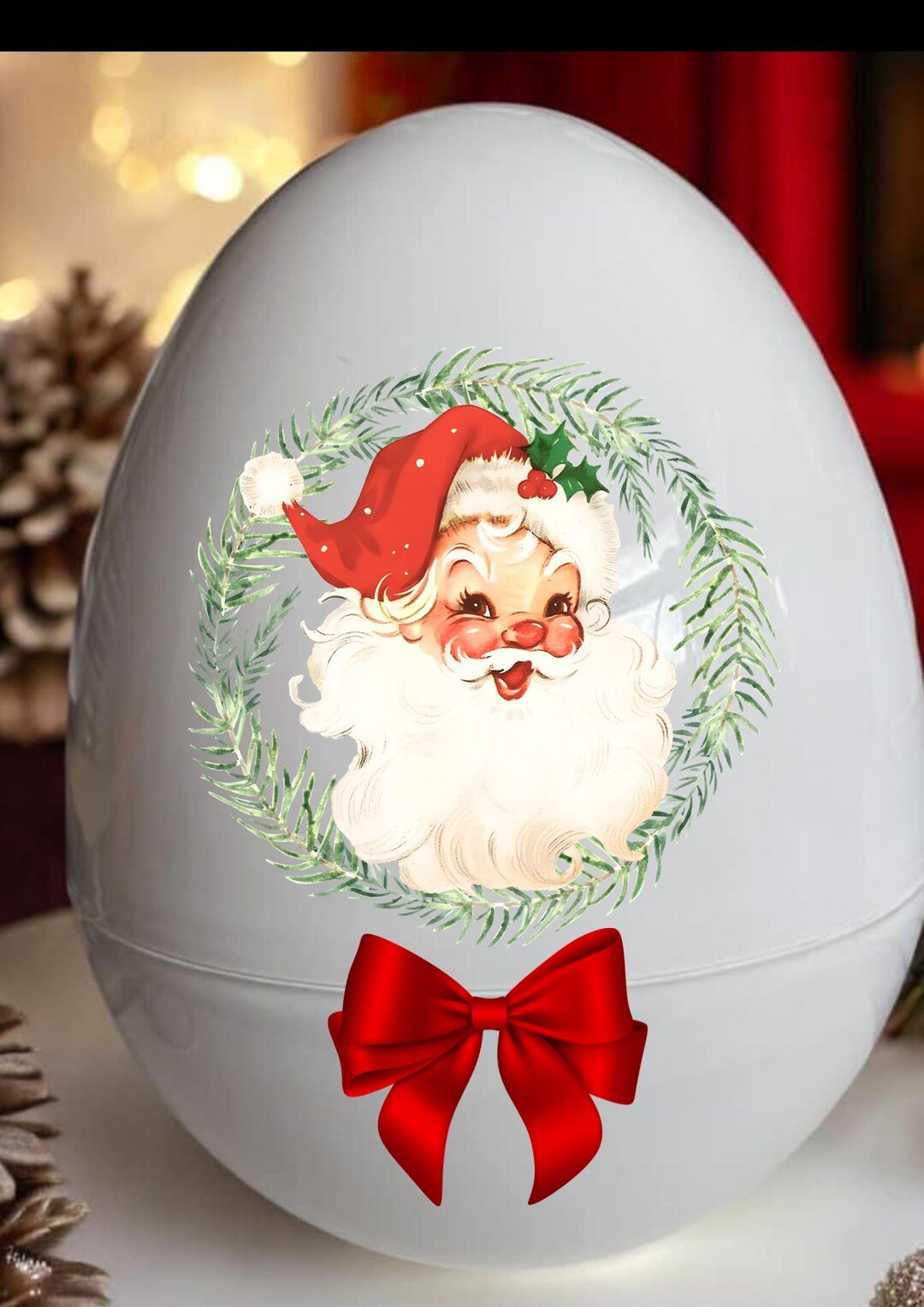Large Santa Gift Egg: the Ultimate Holiday Surprise - Etsy